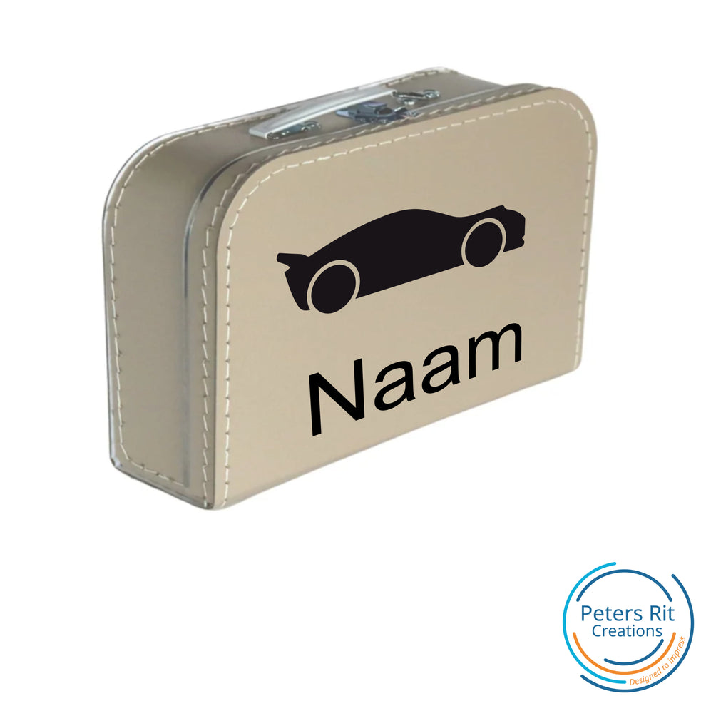 Koffer | AUTO MET NAAM – Peters Rit Creations